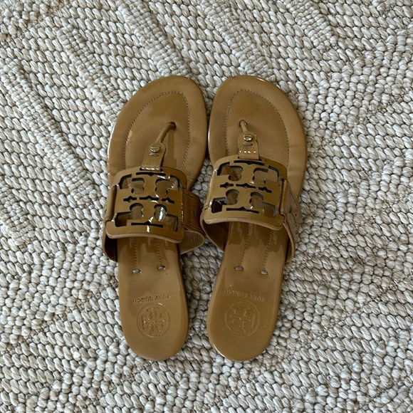 Tory Burch | Shoes | Tory Burch Blondtan Square Miller Patent Leather ...